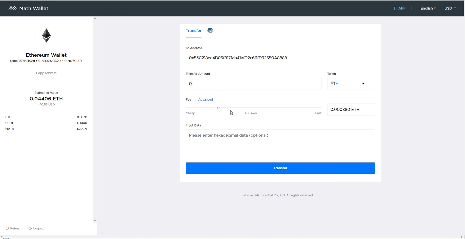 Ledger + MathWallet User Guide – MathWallet